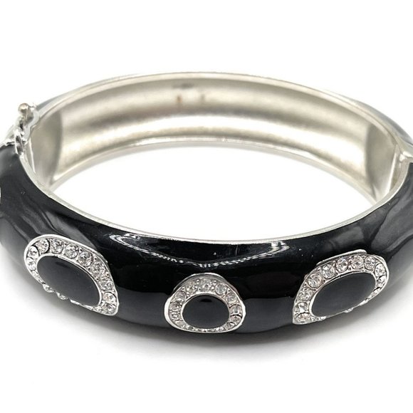 Lia Sophia | Jewelry | Surreal Retired Lia Sophia Hinged Bangle Bracelet | Poshmark